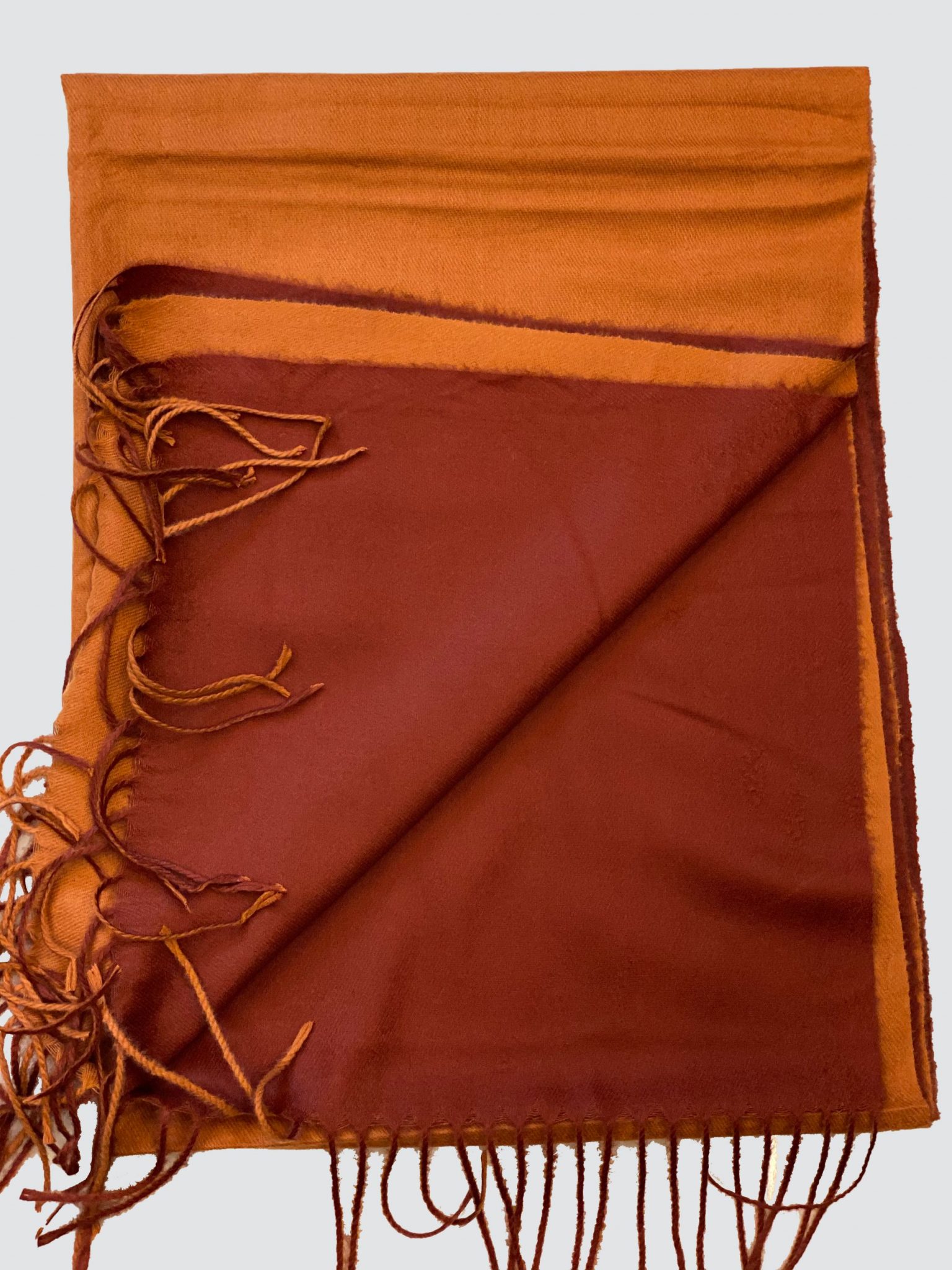 Buy Orange Woolen Scarf - PoshnLuxe